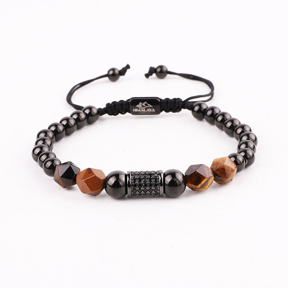 Adjustable natural stones bracelet – Himalaya Jewelry